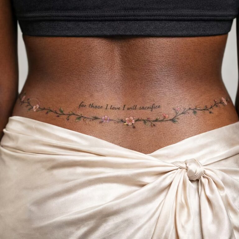 23 Tramp Stamp Tattoos Designed to Be Seen and Remembered - Tat Vibe